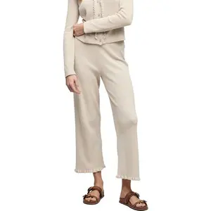 Barefoot Dreams Cozychic Ultra Lite Ruffle Hem Rib Ankle Pants