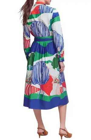 Boden Long Sleeve Midi Shirtdress