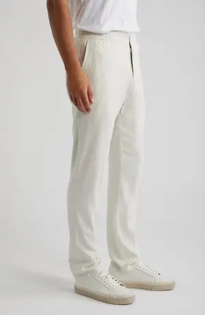 Bugatchi Aerolinen Linen Blend Pants - Ivory