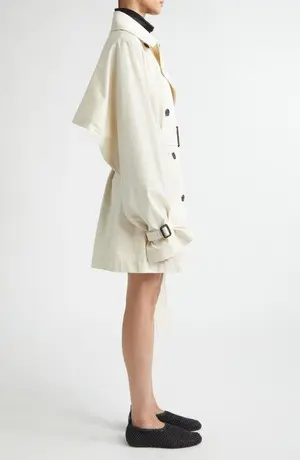 TOTEME Washed Cotton Trench Coat - Stone