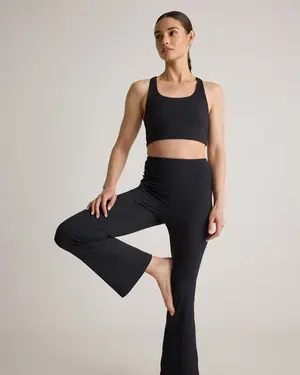 Quince Ultra-form High-rise Flared Pants