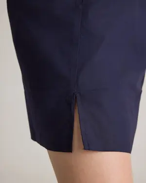 Quince Organic Cotton Short Sleeve Shirt Dress