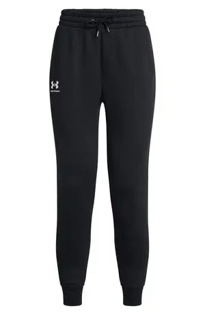 Under Armour Icon Fleece Joggers - Black/black/white