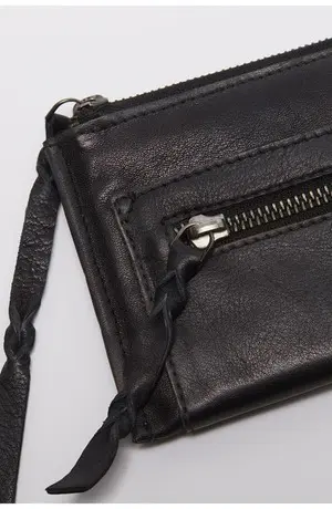 Free People We The Free Emerson Leather Wallet - Black