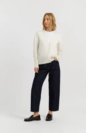 Chinti & Parker Pure Merino Cardigan - Cream