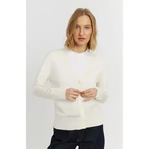 Chinti & Parker Pure Merino Cardigan - Cream