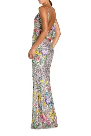 Mac Duggal Embellished Sleeveless Gown