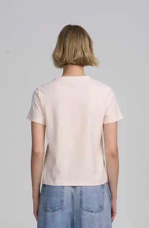 ELLE COLLECTION Logo Appliqué Tee