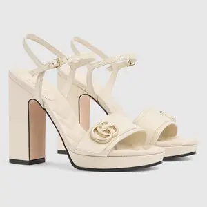 Gucci Platform Sandal With Double G