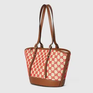 Gucci Small Gg Canvas Tote Bag