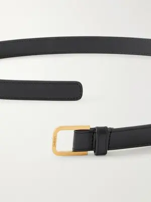Saint Laurent Leather Belt - Black