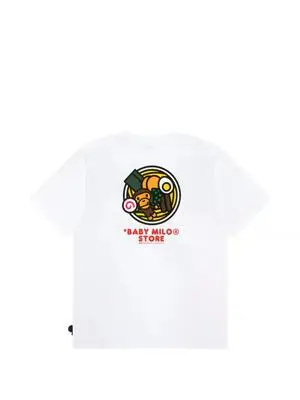 A BATHING APE Ramen-print T-shirt - White