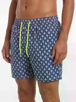 MC2 SAINT BARTH Patterned Drawstring Swim Shorts
