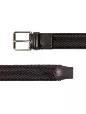 Zegna Rayon Woven Belt - Grey