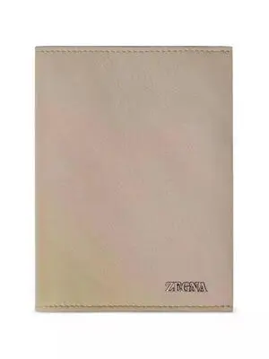 Zegna Secondskin Passport Case - Neutrals