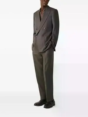 Zegna Pleated Trousers - Grey