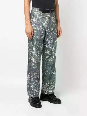 A-COLD-WALL* Abstract-print Straight-leg Trousers