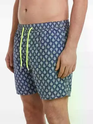 MC2 SAINT BARTH Patterned Swim Shorts
