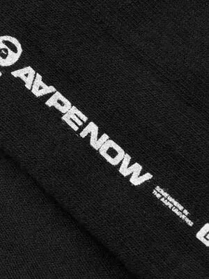 AAPE BY *A BATHING APE Logo Embroidered Crew Socks