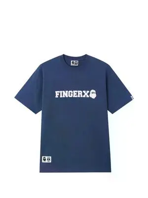 FINGERCROXX Logo T-shirt - Blue