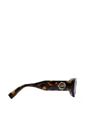 Viktor & Rolf Oval-frame Sunglasses - Brown