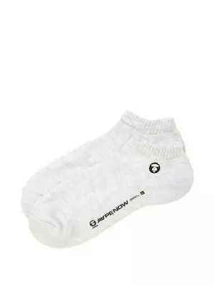AAPE BY *A BATHING APE Logo-patch Ankle Socks