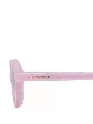 Viktor & Rolf Oval-frame Sunglasses - Pink