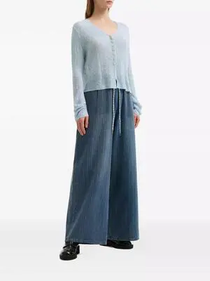 B+AB Buttoned V-neck Cardigan