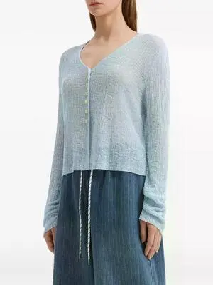 B+AB Buttoned V-neck Cardigan