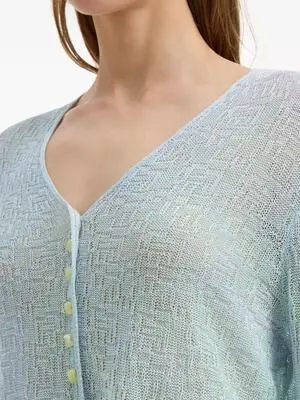 B+AB Buttoned V-neck Cardigan