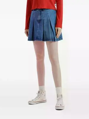 CHOCOOLATE Pleated Mini Skirt