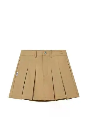 CHOCOOLATE Mini Pleated Skirt - Neutrals
