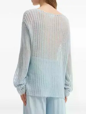 B+AB Lace-trim Long-sleeve Sweater