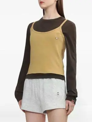 AAPE BY *A BATHING APE Heart-motif Top - Neutrals