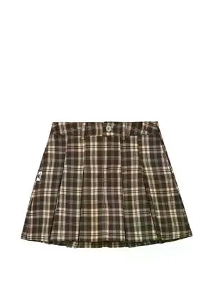CHOCOOLATE Plaid Pleated Skirt