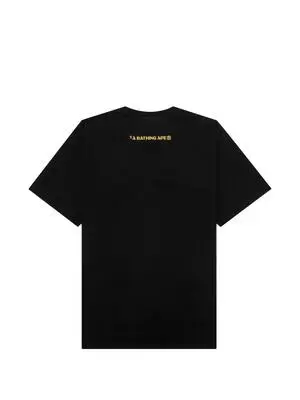 A BATHING APE Bitmap Logo T-shirt - Black