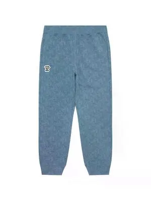 AAPE BY *A BATHING APE Camouflage-pocket Track Pants - Blue