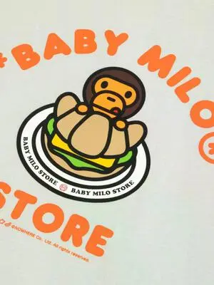 A BATHING APE Graphic-print T-shirt - Neutrals