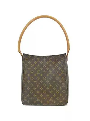 LOUIS VUITTON 1999 Gm Monogram Looping Shoulder Bag - Brown