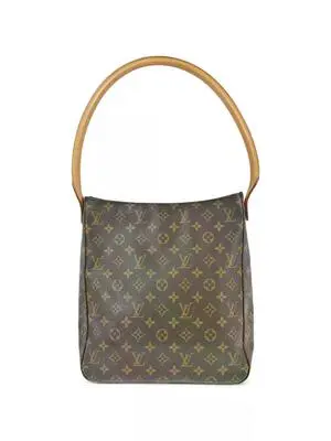 LOUIS VUITTON 1999 Gm Monogram Looping Shoulder Bag - Brown