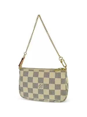 LOUIS VUITTON 2006 Damier Azur Mini Pochette Accessoires - Neutrals