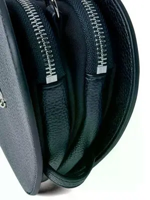 VIVIENNE WESTWOOD Louise Heart Textured Crossbody Bag - Black