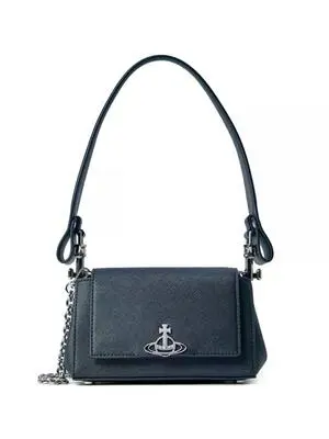 VIVIENNE WESTWOOD Hazel Logo-detail Shoulder Bag - Black