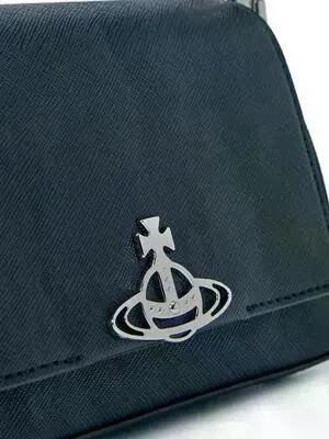 VIVIENNE WESTWOOD Hazel Logo-detail Shoulder Bag - Black