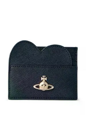 VIVIENNE WESTWOOD Heart-motif Card Holder - Black