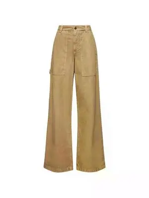 Moncler Wide-leg Trousers - Neutrals