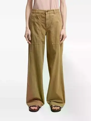 Moncler Wide-leg Trousers - Neutrals