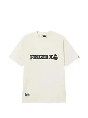 FINGERCROXX Logo T-shirt - Neutrals