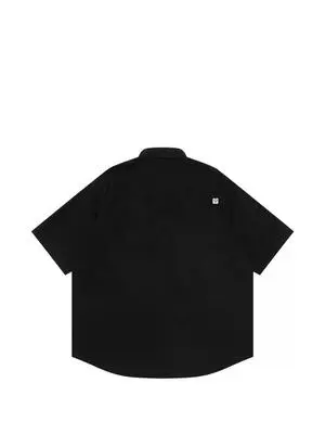 AAPE BY *A BATHING APE Short-sleeve Logo Shirt - Black