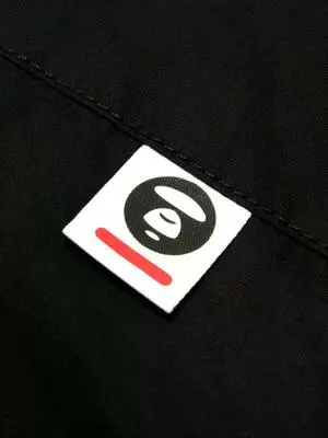 AAPE BY *A BATHING APE Short-sleeve Logo Shirt - Black